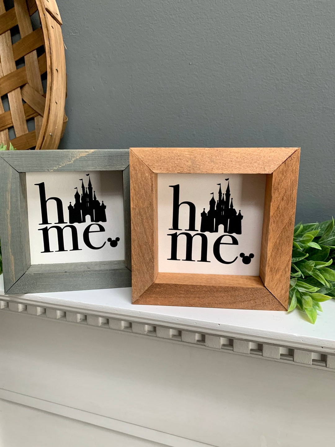Disney Home Sign, Castle Sign, Home Decor, Living Room Sign, Framed ...