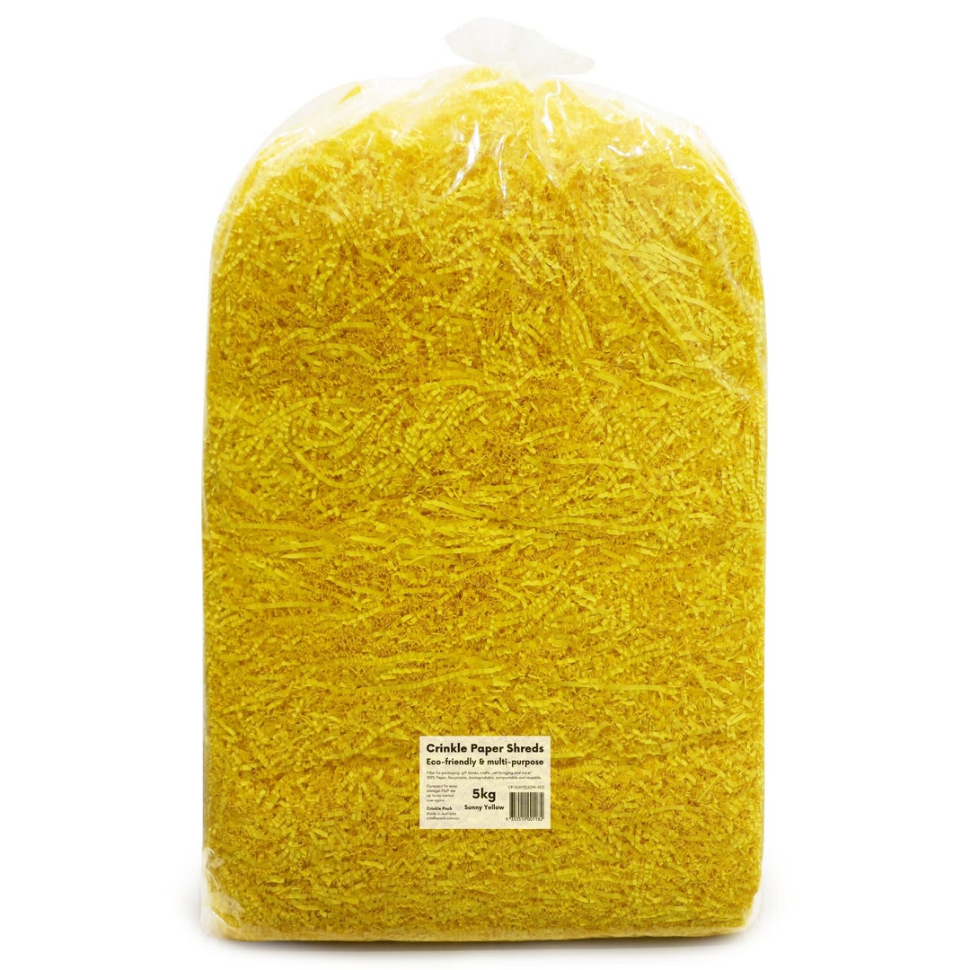 Sunny Bright Yellow - 5kg - Crinkle Paper Shreds - Etsy