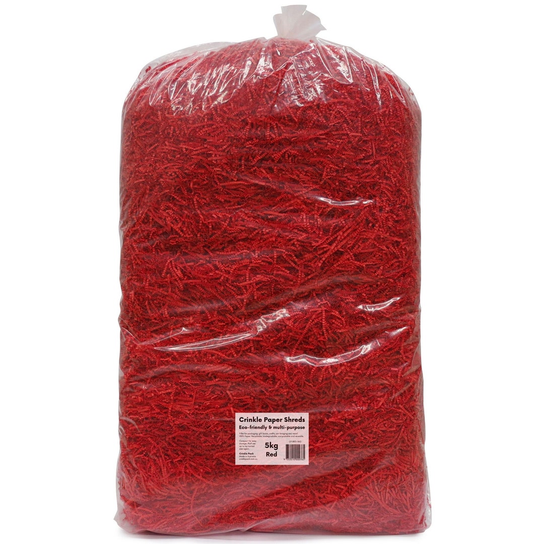 Red - 5kg - Crinkle Paper Shreds - Etsy