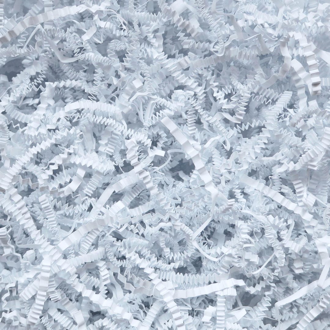 White - 100g, 200g, 400g, 1kg, 2kg - Crinkle Paper Shreds - Etsy Österreich