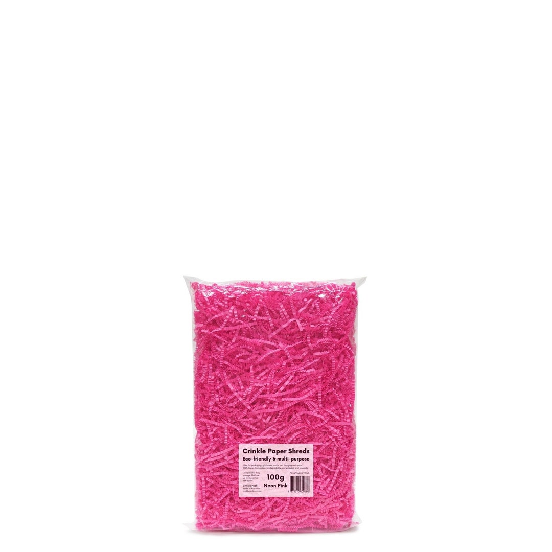 Neon Pink - 100g - Crinkle Paper Shreds - Etsy