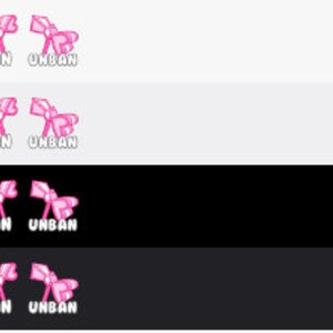 Pink Ban Hammer Twitch Discord Emotes - Etsy