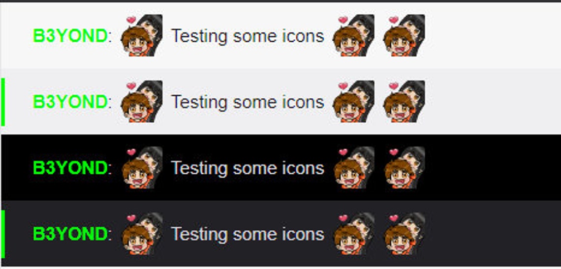 Twitch Couple Emote Chibi Black Hair Girl Brown Hair Guy Brown Eyes - Etsy