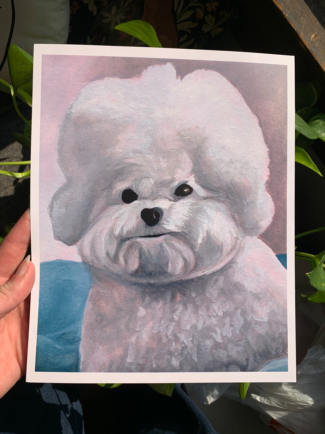 Floofy Dog - 8x10 Art Print - Etsy