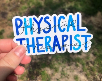 Physical Therapist Sticker - Etsy