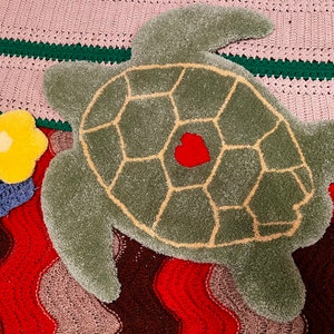 Save the Turtles Rug - Etsy