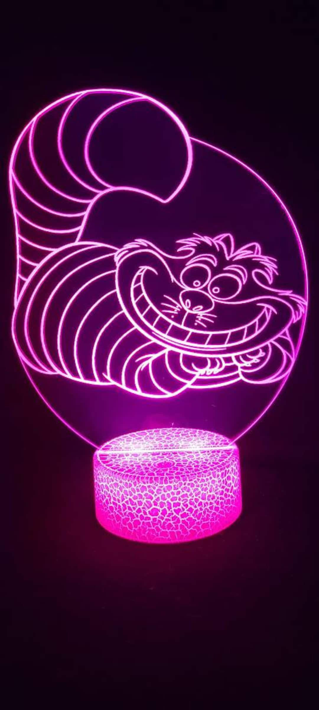 Cheshire Cat LED Lamp - Etsy
