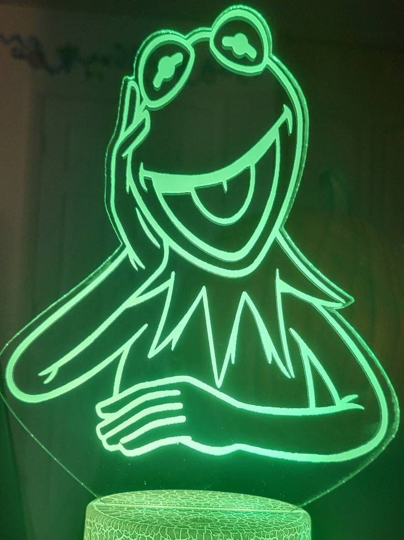 Kermit the Frog Lamp - Etsy
