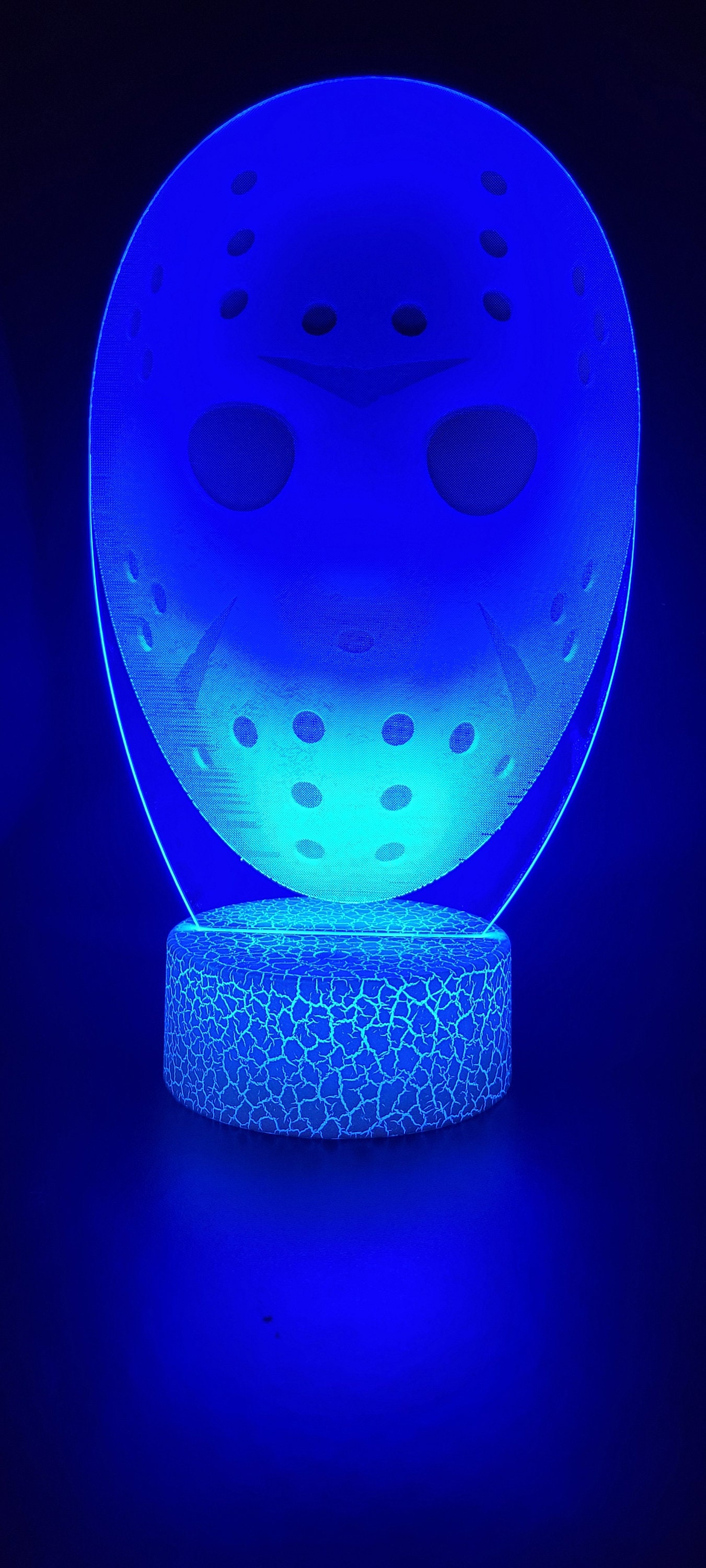Horror Movie Mask LED Lamp - Etsy