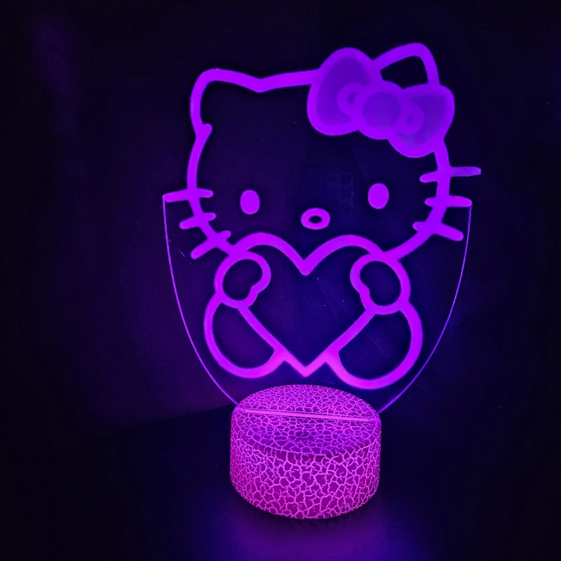 Hello Kittys Lamp - Etsy