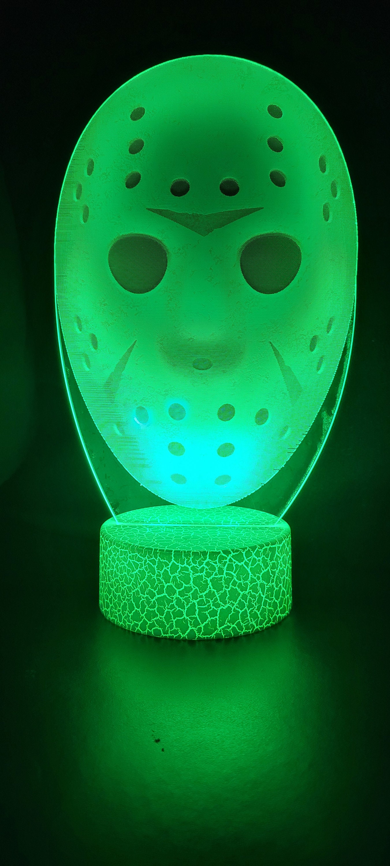 Horror Movie Mask LED Lamp - Etsy