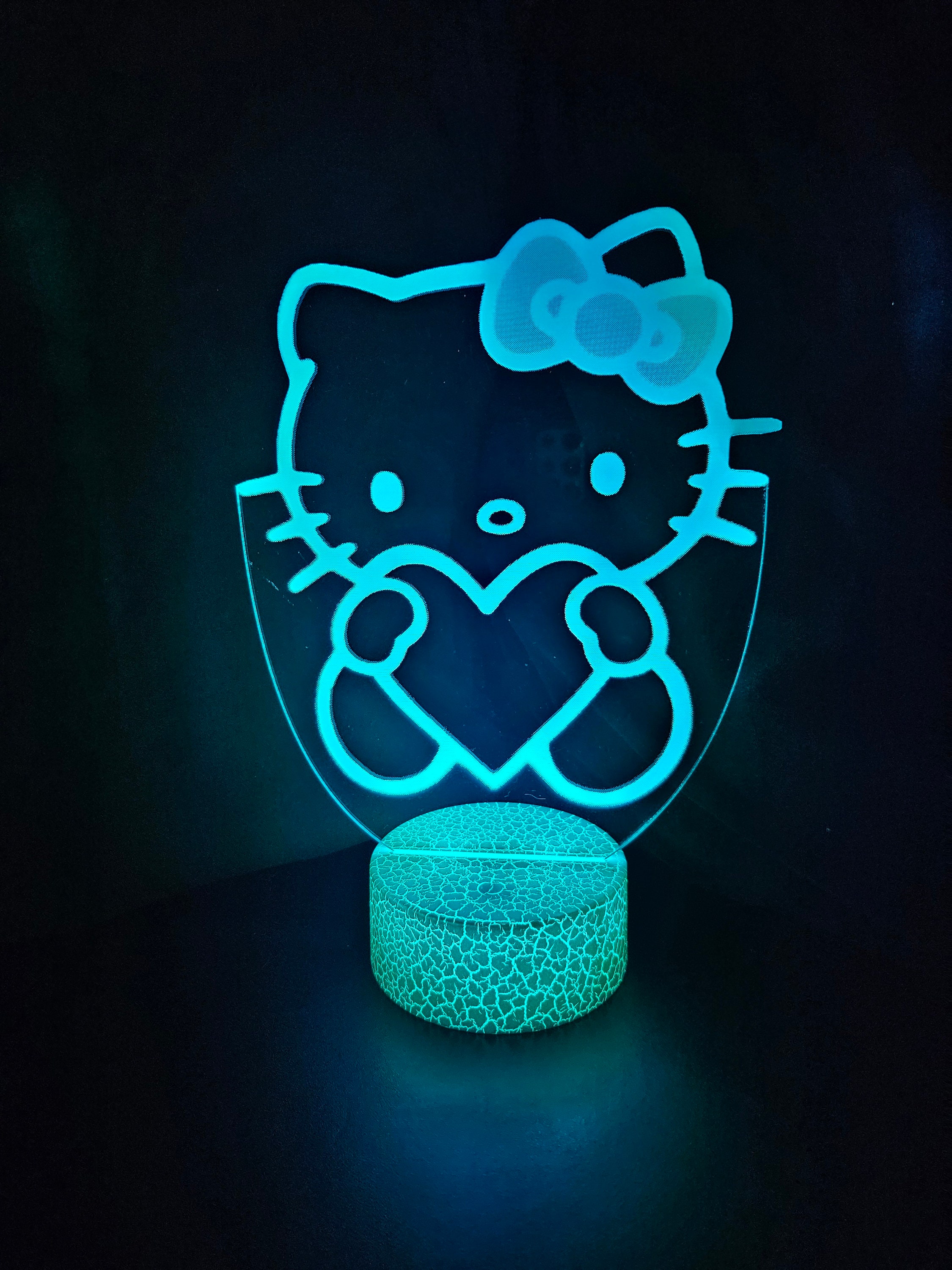 Hello Kitty LED Lamp - Etsy