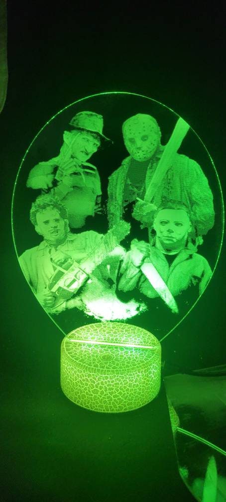 Horror Movie Custom Made Lamp - Etsy