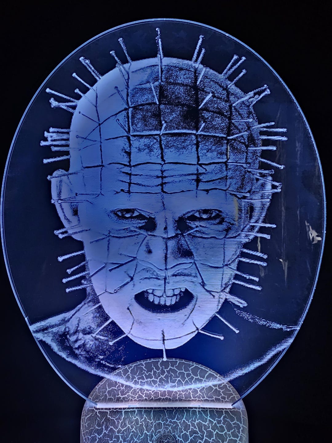Hellraiser Pinhead Horror Movie LED Lamp - Etsy