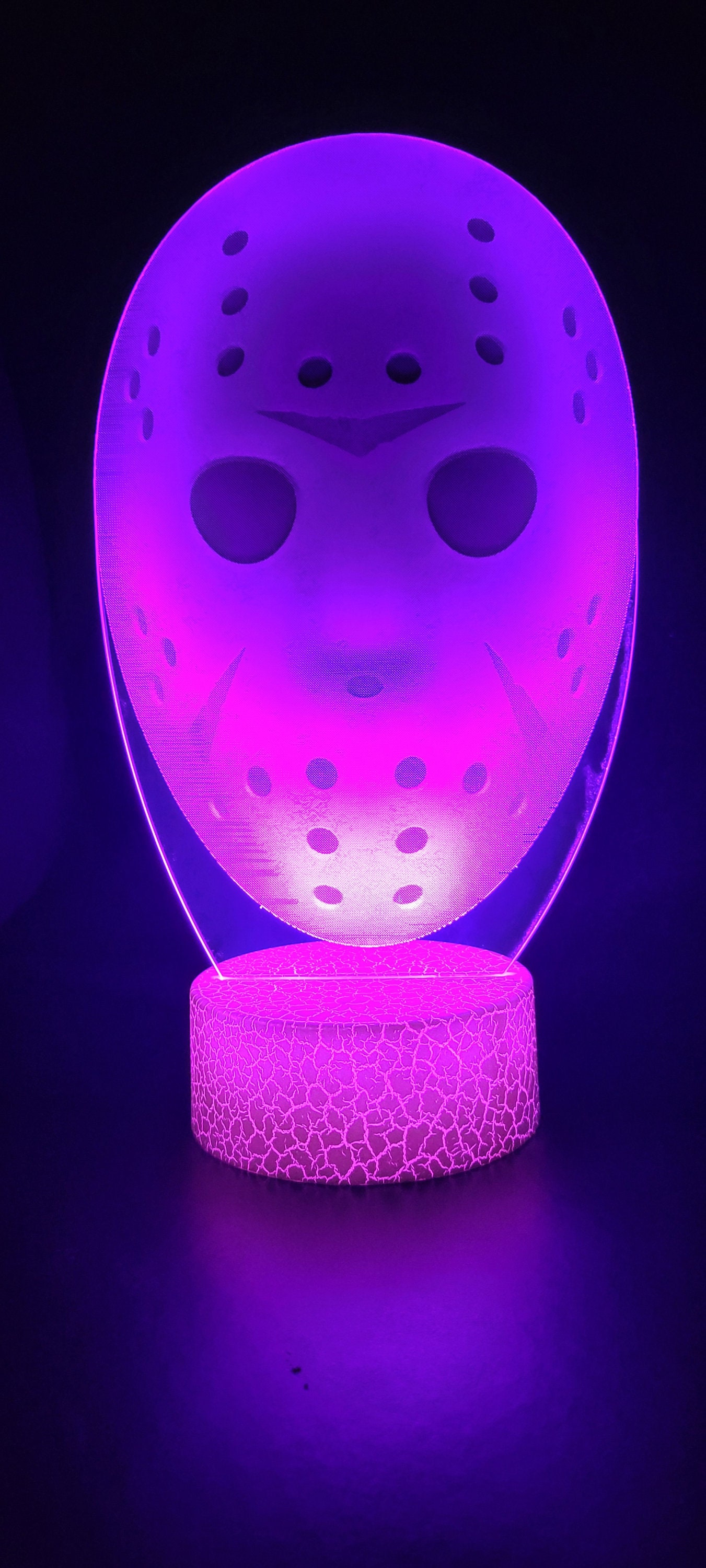Horror Movie Mask LED Lamp - Etsy