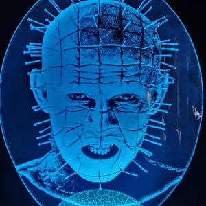 Hellraiser Pinhead Horror Movie LED Lamp - Etsy