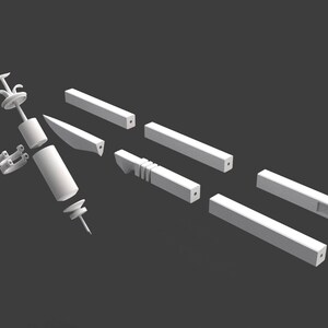 Faust Weapon and Accessory Prop for Cosplay From Guilty Gear Strive *3D ...