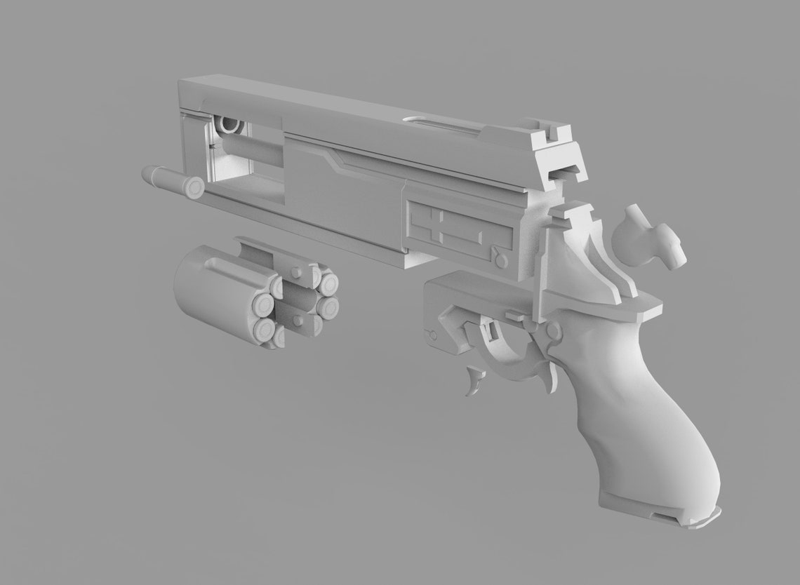 Happy Chaos Guns Cosplay Props From Guilty Gear Strive 3D STL DIGITAL ...