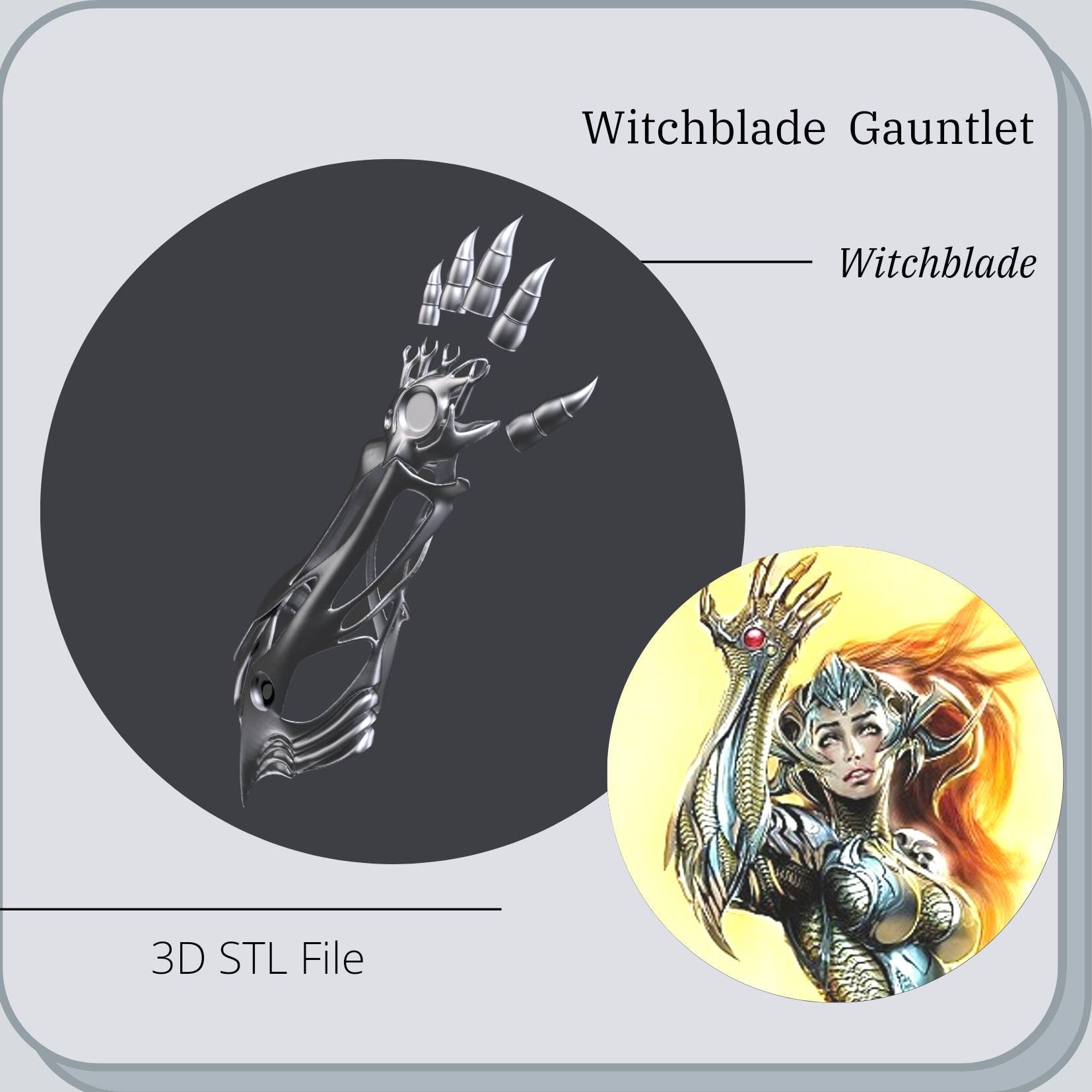 Witchblade Gauntlet Prop for Cosplay 3D STL DIGITAL File ONLY - Etsy