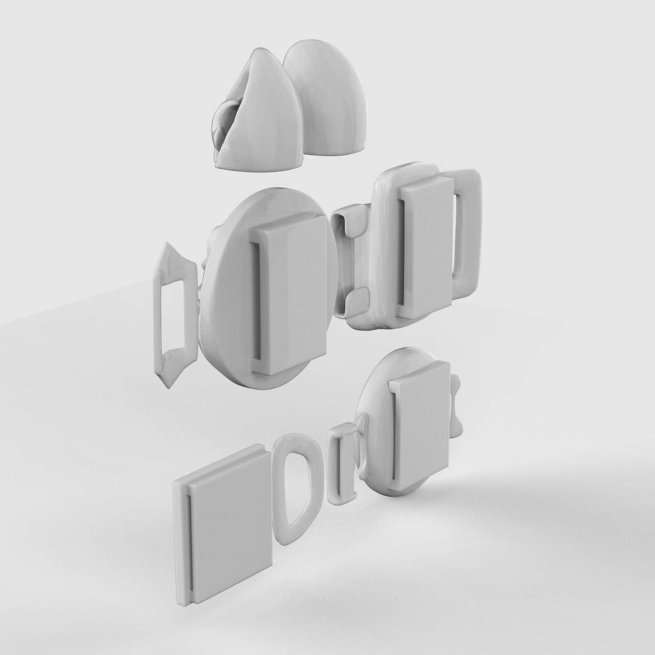 White Tiger Lin Xiao From Dislyte Accessories Set 3D STL DIGITAL File ...