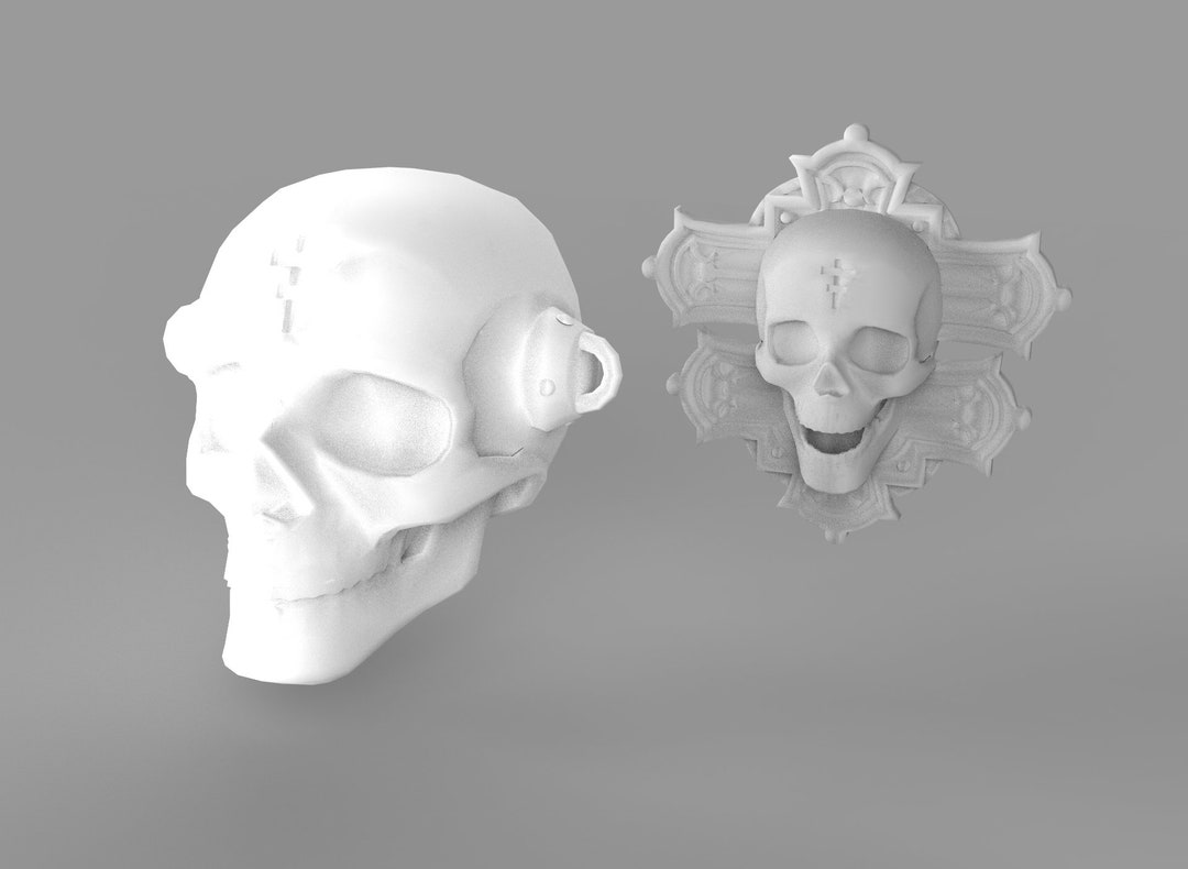 Testament Skull and Hat Decoration From Guilty Gear Strive Prop Cosplay ...