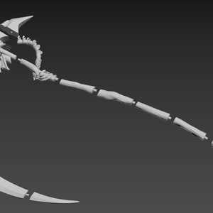 Testament Scythe From Guilty Gear Strive Prop Cosplay 3D STL DIGITAL ...