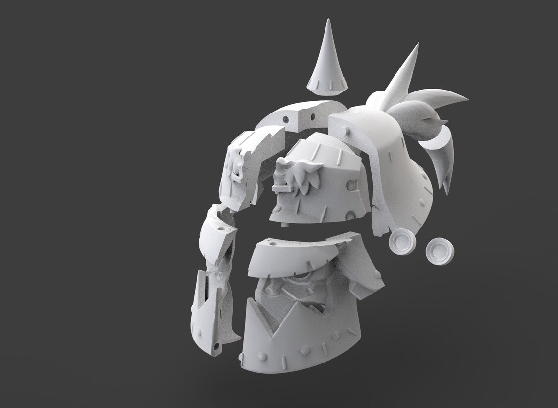 Potemkin Helmet From Guilty Gear Strive 3D STL Files Only - Etsy