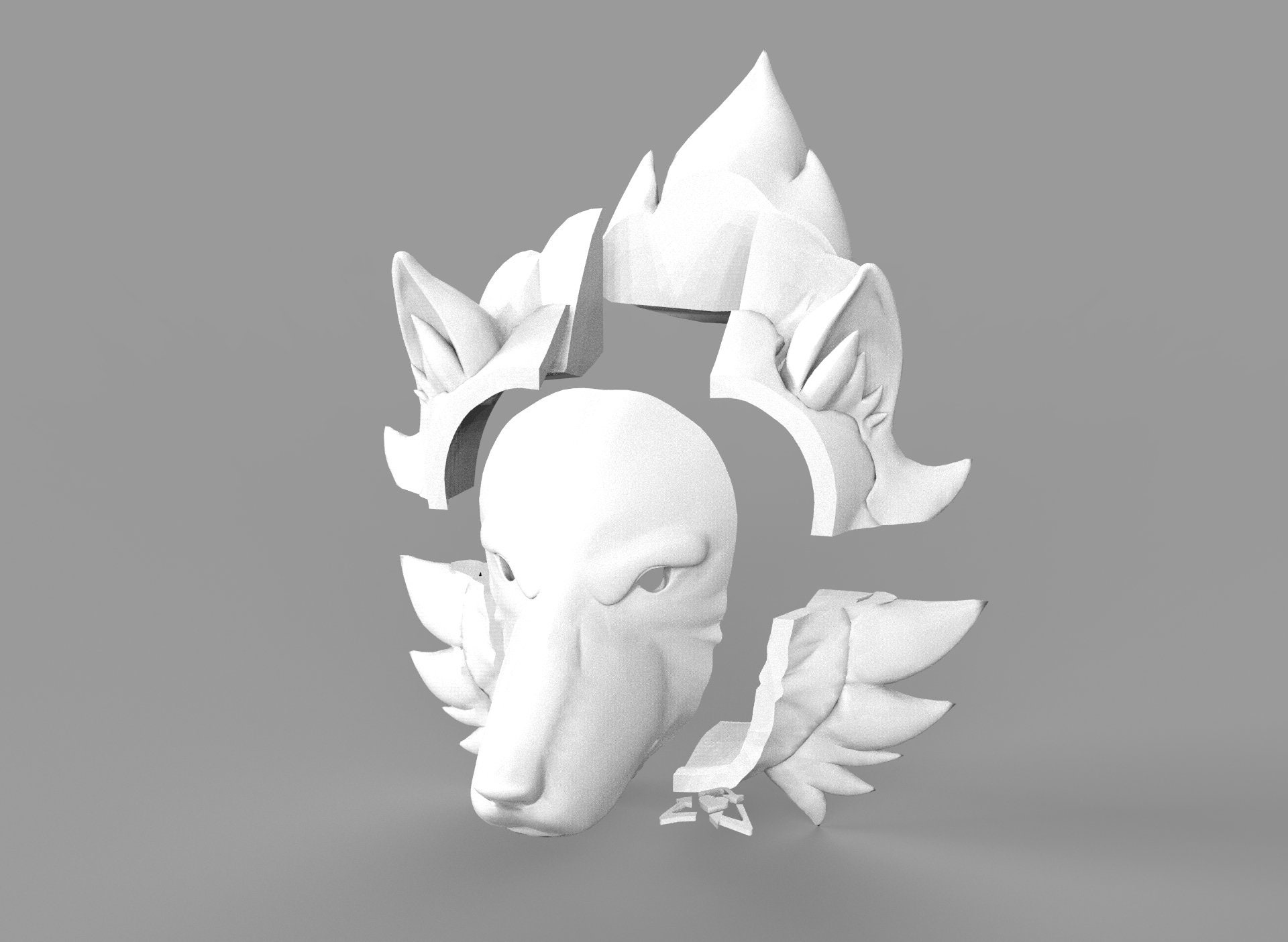 Giovanna's Rei Head Prop From Guilty Gear Strive 3D STL - Etsy