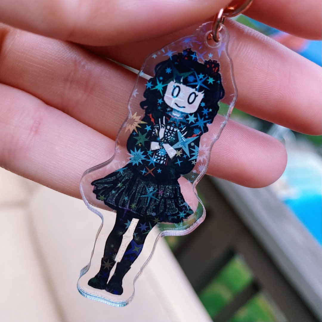 YUI Holographic Keychain - Etsy