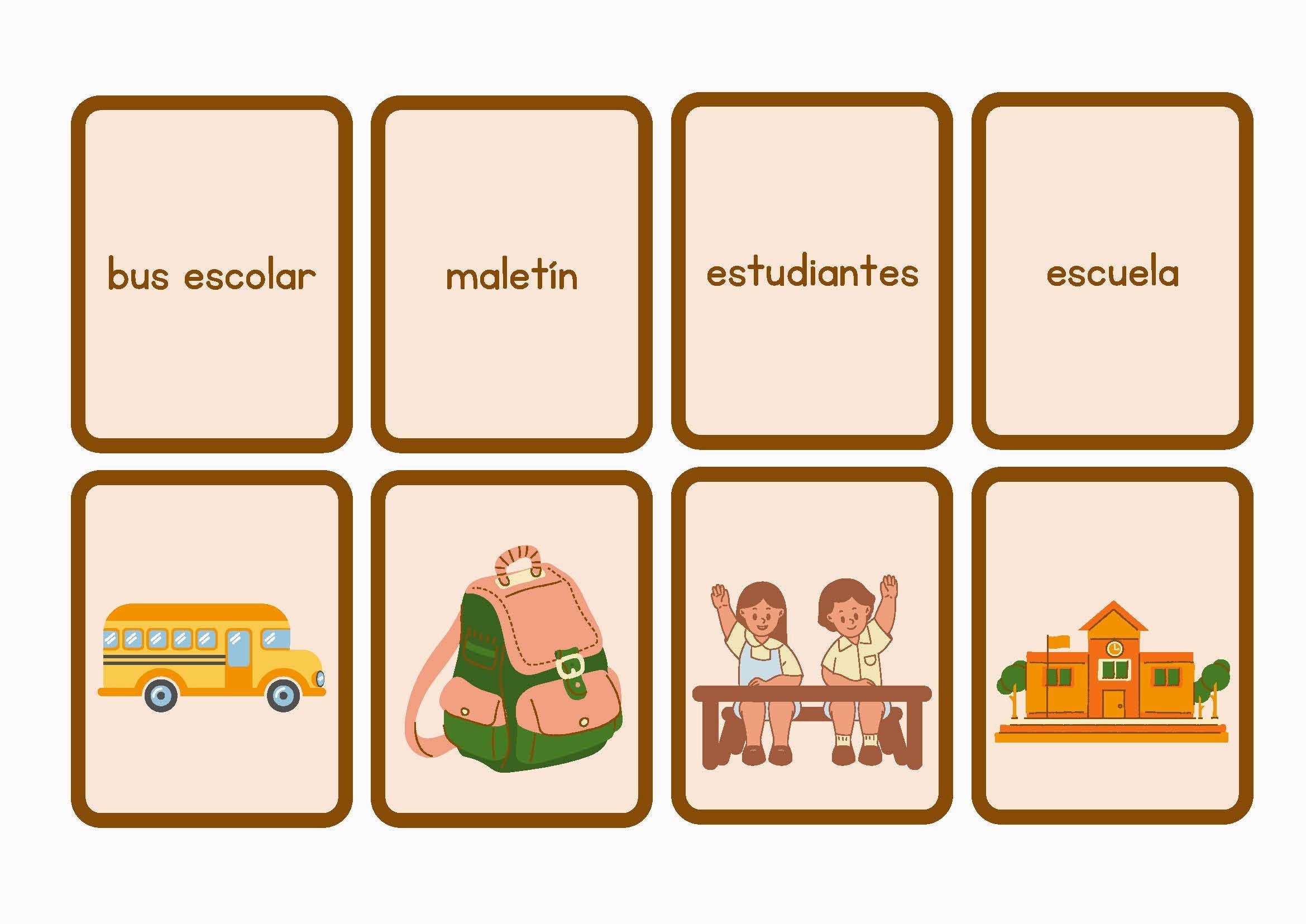 Spanish Classroom Objects List