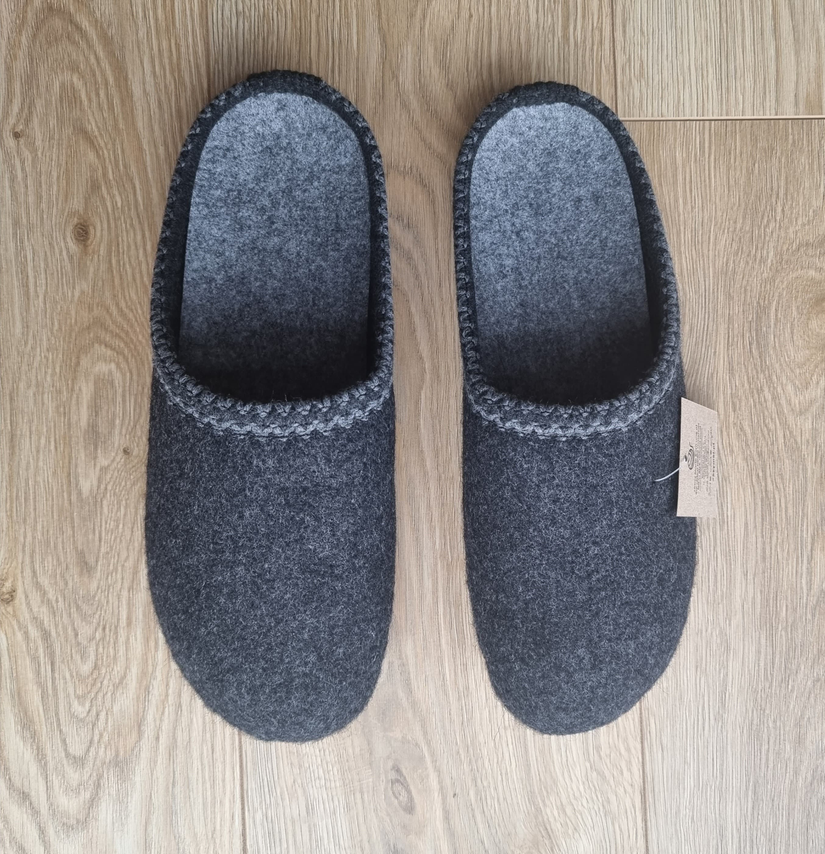 Men's Handmade Slippers Felt Slip-on Men's Slippers - Etsy