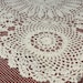 New Hand Crocheted Round Doily/tablecloth Lace 30”x30” C-201273 - Etsy