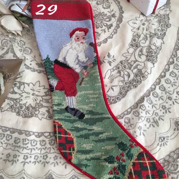 Needlepoint Stocking - Etsy