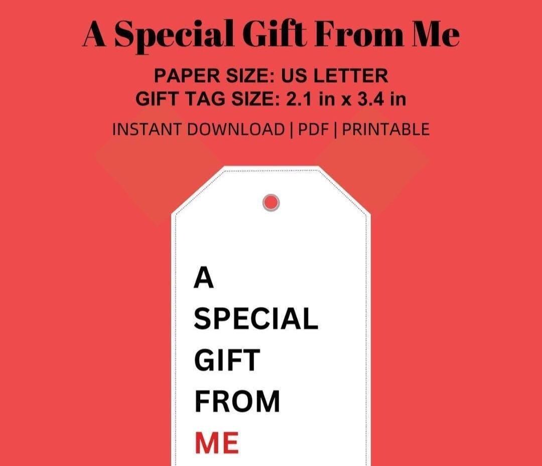 Taylor Swift Inspired Gift Tag | Printable PDF (instant Download) - Etsy
