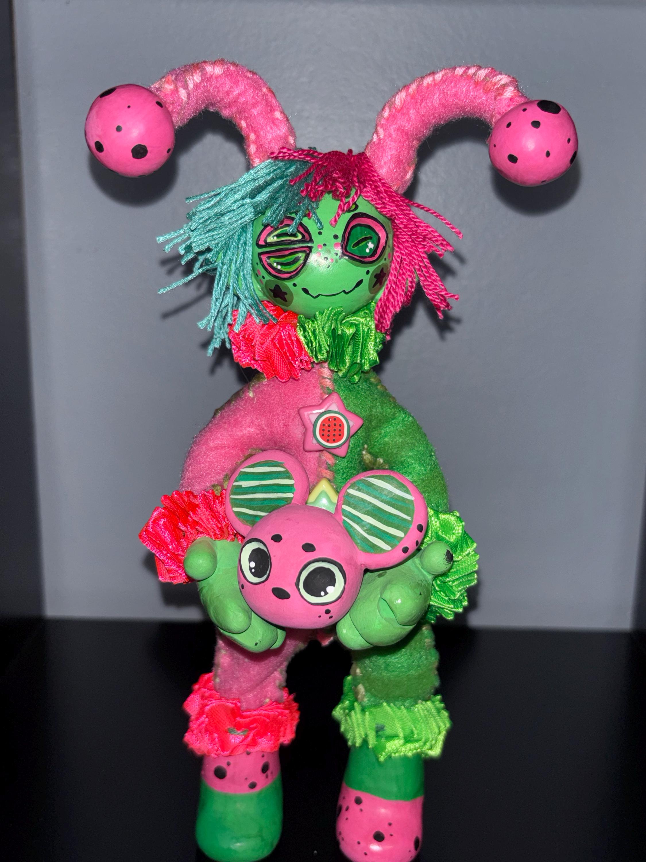 Sour Watermelon Alien Jester With Watermelon Rat Pet ...