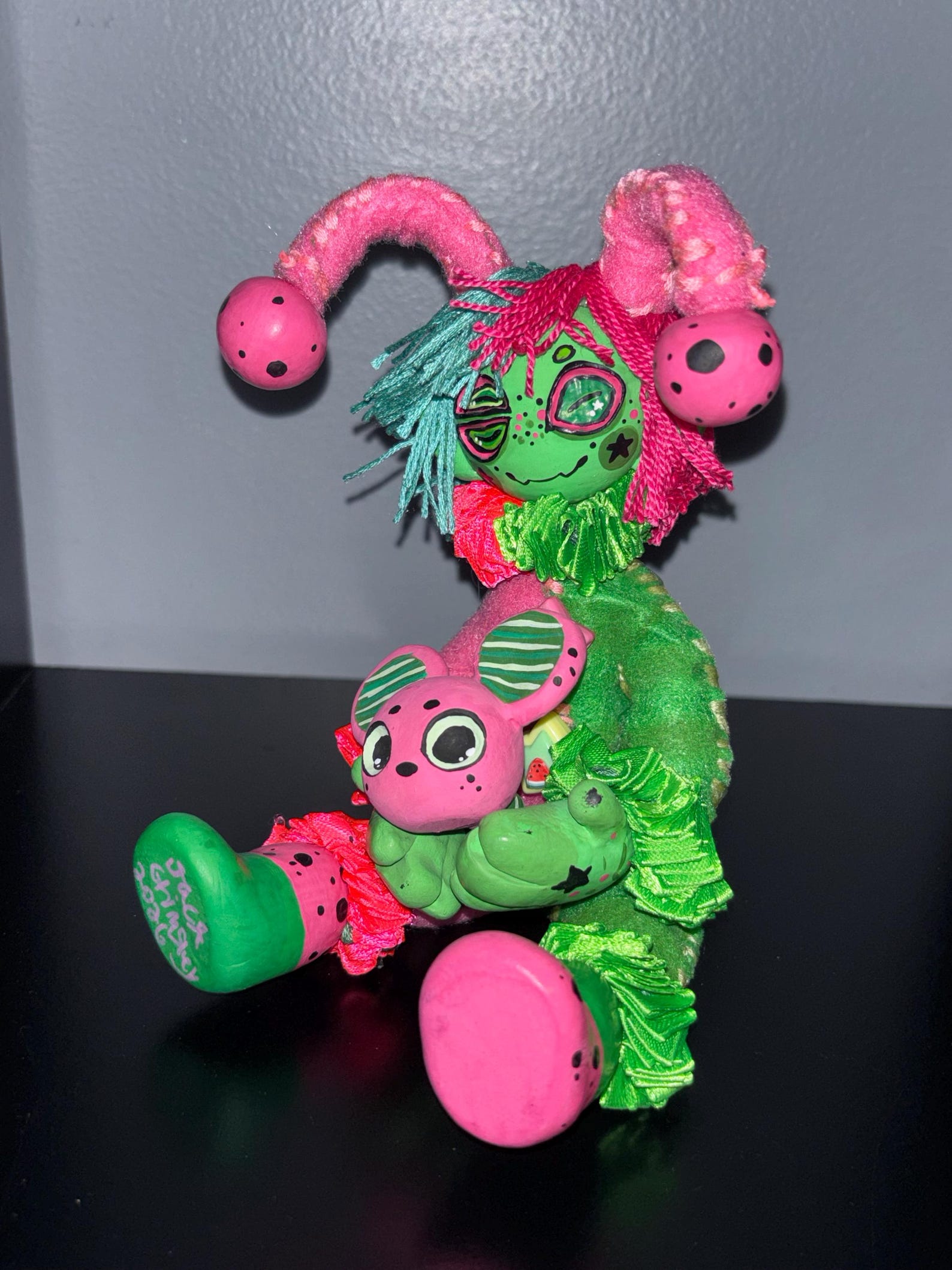 Sour Watermelon Alien Jester With Watermelon Rat Pet ...
