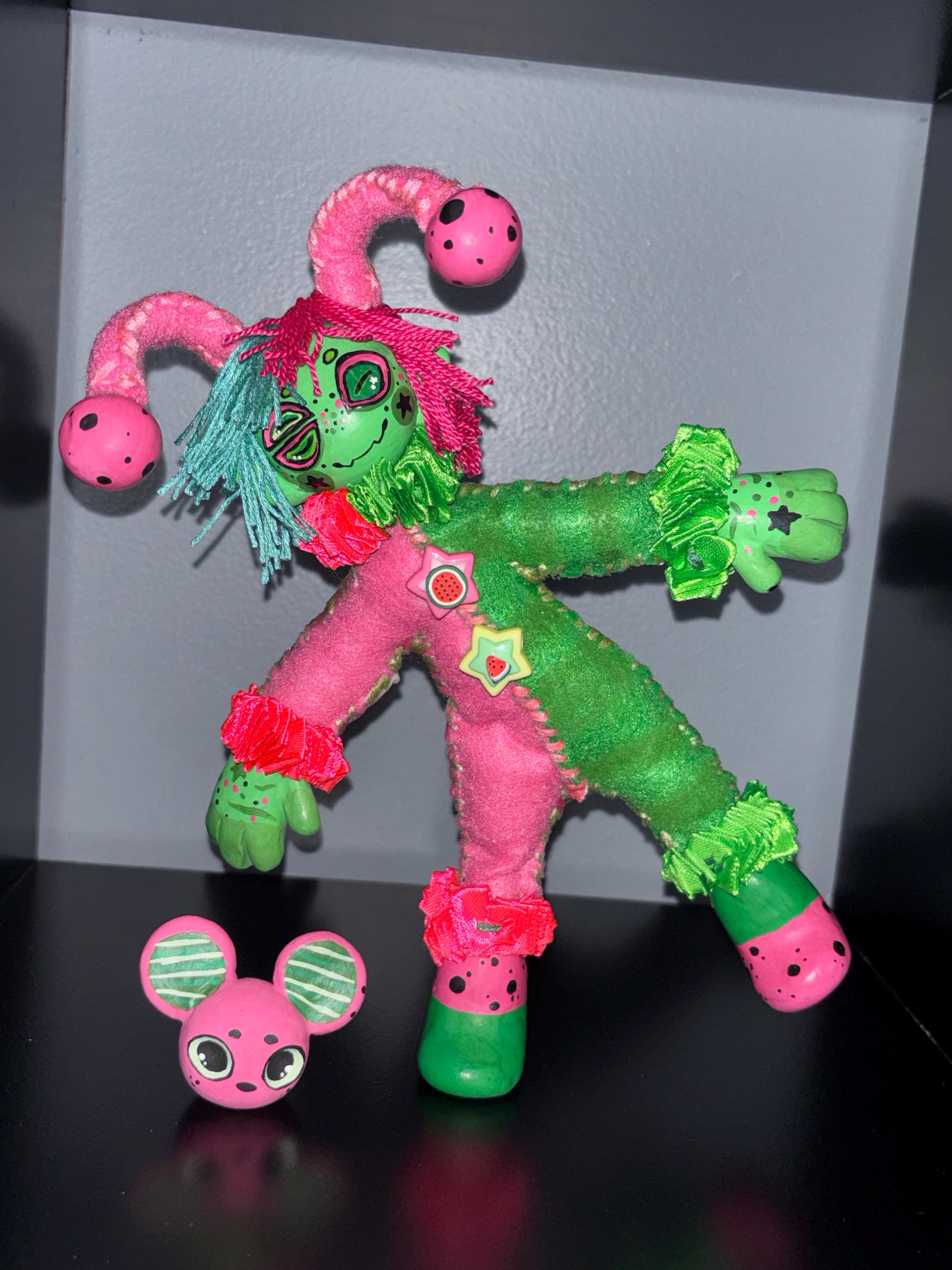 Sour Watermelon Alien Jester With Watermelon Rat Pet ...