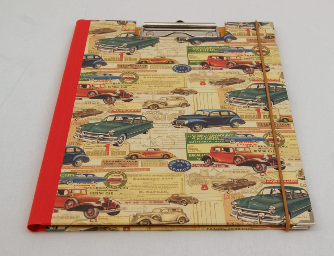 Personalizable Clip Folder A4, A5, A6, VINTAGE CARS - Etsy