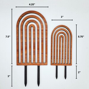 Modern Boho Rainbow Indoor Plant Trellis (2 Sizes) | Mini & Small ...