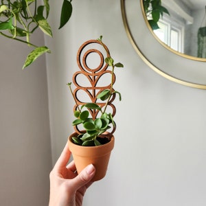 MCM Flower Indoor Plant Trellis (3 Sizes for 2-6" Pots) | Mini & Small ...