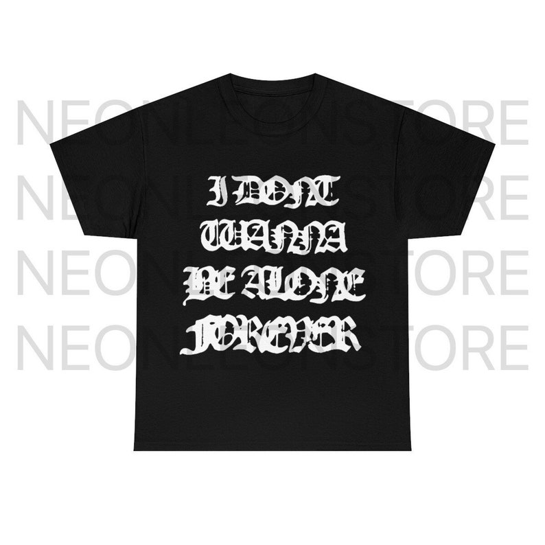 Destroy Lonely Die Alone Opium Merch I Dont Wanna Be Alone - Etsy