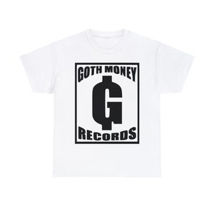 Goth Money Records OG Box Logo T-shirt GMR Wear Merch Cotton Tee Shirt ...