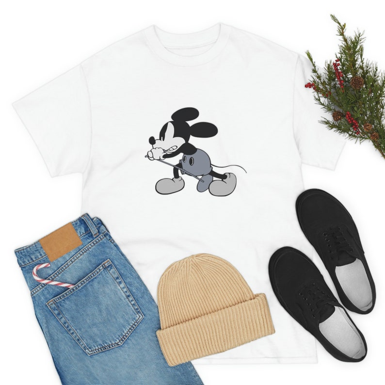 Number Nine Mickey Tee Shirt Front Print Only - Etsy