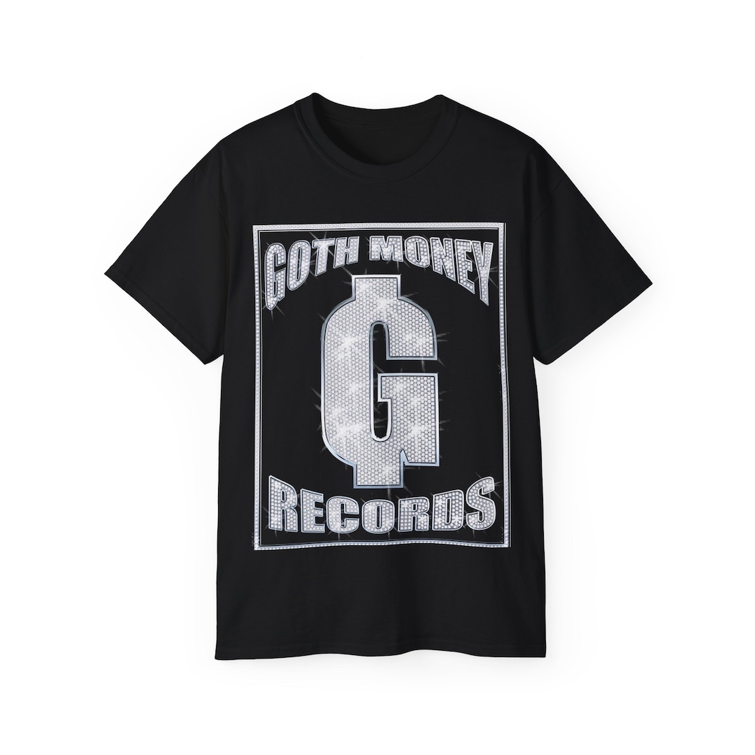 Goth Money Records Bling Heavy Cotton Tee Shirt - Etsy