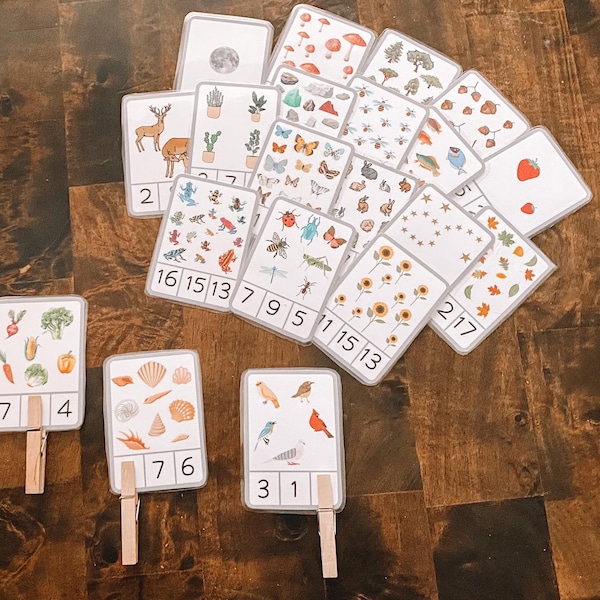 Numbered Clothespin - Etsy