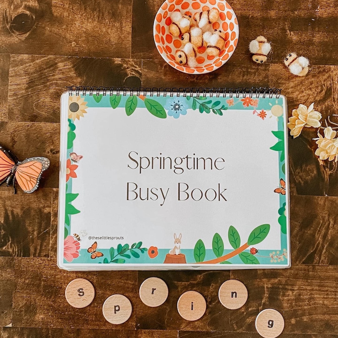 Springtime Busy Book - Etsy