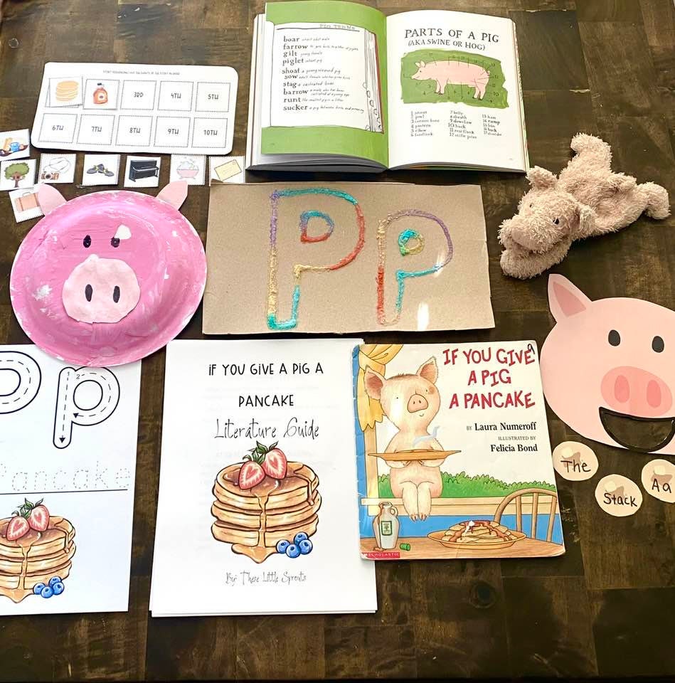 If You Give a Pig a Pancake Literature Guide - Etsy