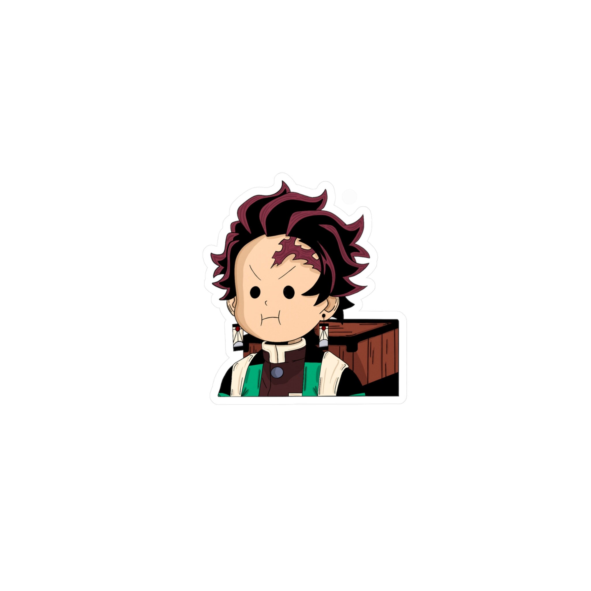 Tanjiro Vinyl Sticker - Etsy