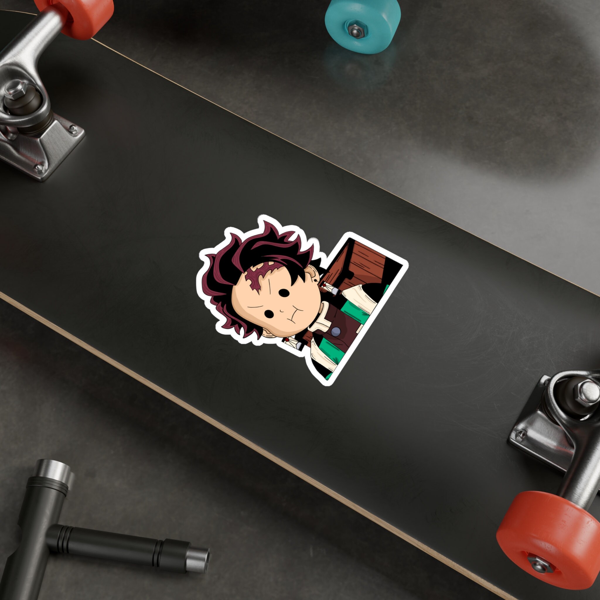 Tanjiro Vinyl Sticker - Etsy