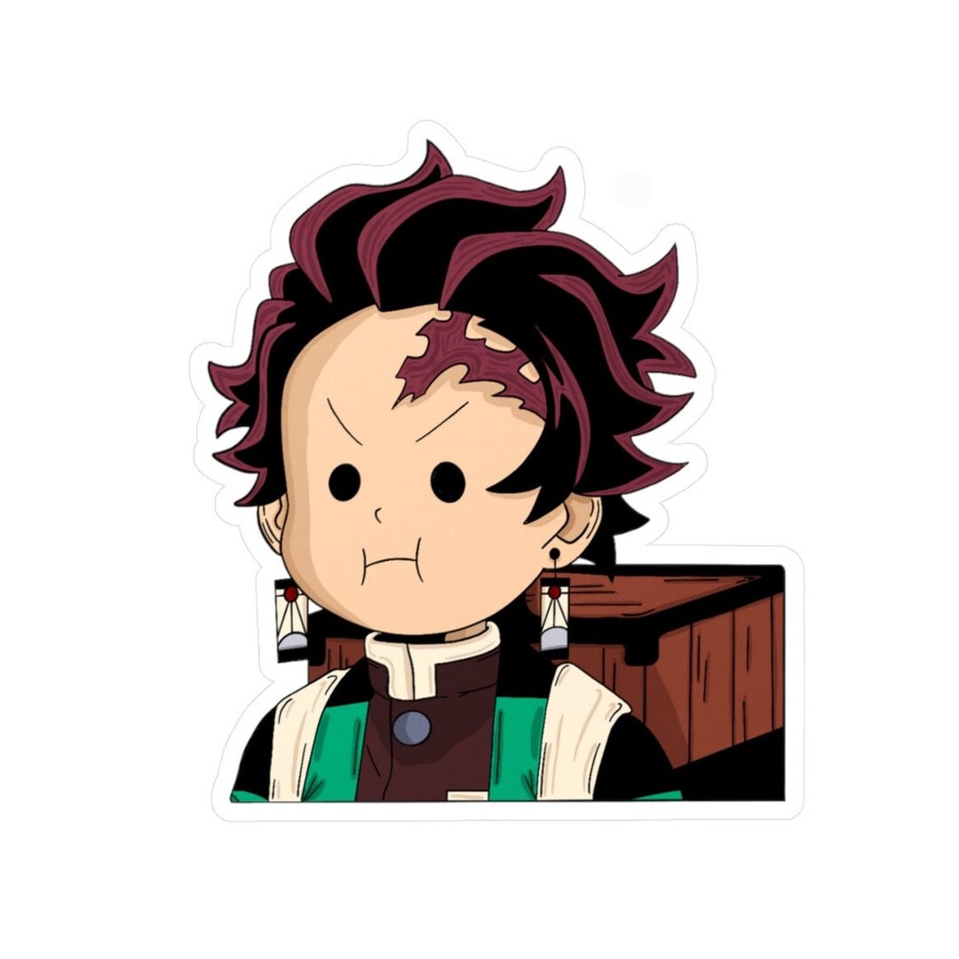 Tanjiro Vinyl Sticker - Etsy